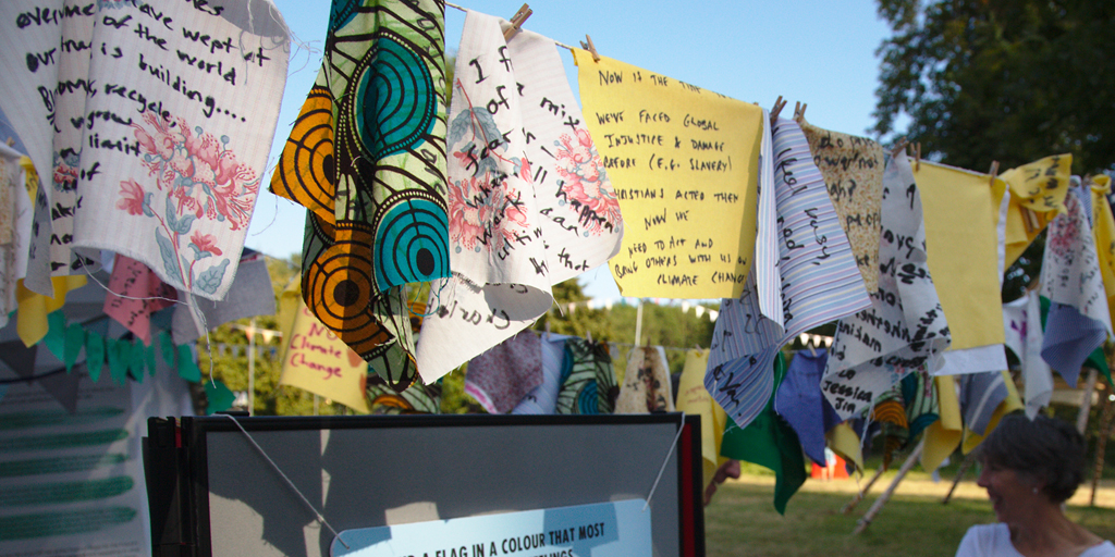 Prayer flags activity – Christian Climate Action